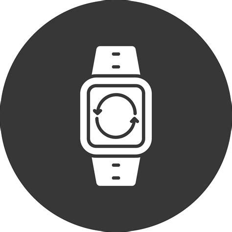 Synchronization Glyph Inverted Icon 43473111 Vector Art At Vecteezy