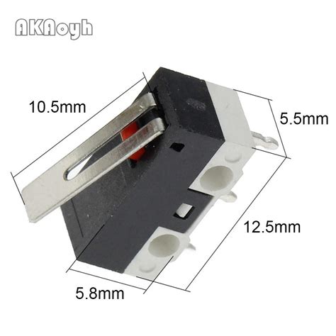 1pcs Limit Switch Push Button Switch 1a 125v Ac Mouse Switch 3pins Micro Switch Shopee Philippines