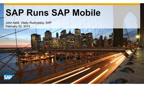 Sap Runs Sap Mobile Ppt