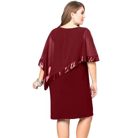 Red Mother Dress Plus Size Women Evening Party Dre Grandado