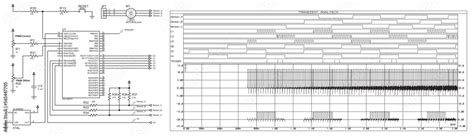 Vector Diagram Of An Electronic Device With A Motor Running Under The Control Of A
