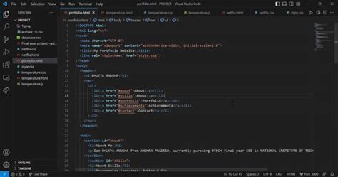 Anusha Bhukya On Linkedin Bharatintern Html Css Webdevelopment