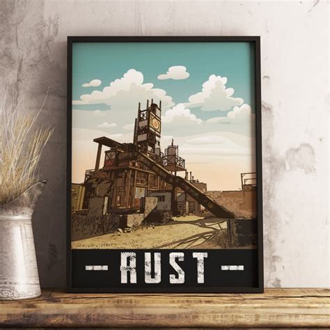 Rust Poster Etsy
