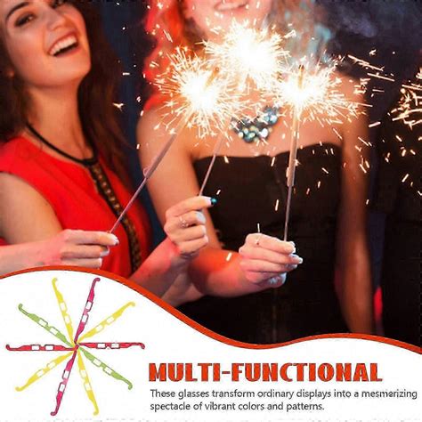 20 Pcs Rainbow Hearts Diffraction Glasses Heart Shape 3d Glasses For