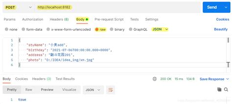 Springboot使用postman访问测试效果postmapping Postman测试 Csdn博客