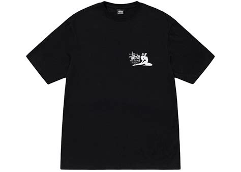 Stussy Relax Tee Black Mens Fw24 Us