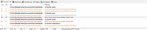 Data Structures Stack Implimentation Using Linkedlist In C Stack
