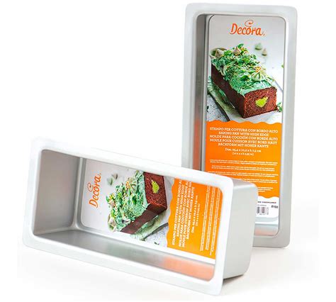 Molde Aluminio Rectangular Con Borde Alto Decora