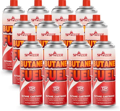 Spozer Butane Fuel Canister 8oz 227g Butane Refill With