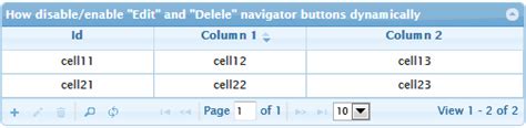 Jqgrid How To Set Toolbar Options Based On Column Value In Row