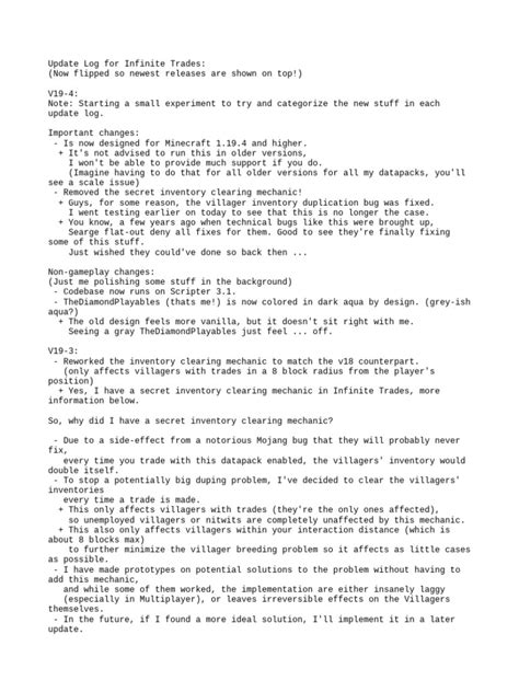 Update Log Pdf Software Computing