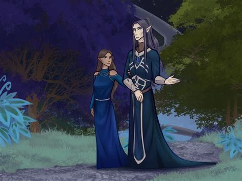 Прогулка по воспоминаниям Элинира о его родном мире и садах с одной наглой девчонкой