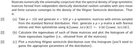 Solved Illustrate Numerically The Universality Chegg