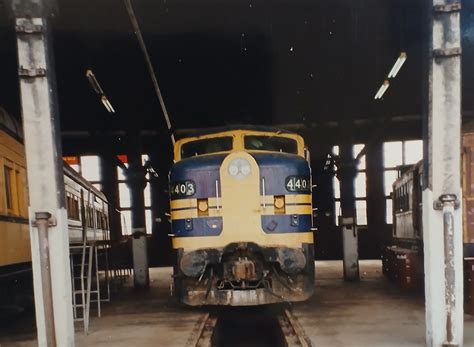 Nsw Railways Past And Present 4403 Freight Rail Blue And Gold Stored At Junee Loco Depot