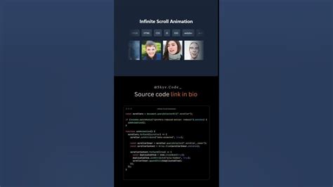 infinite scroll animation ️🚀 css youtubeshorts coding youtube