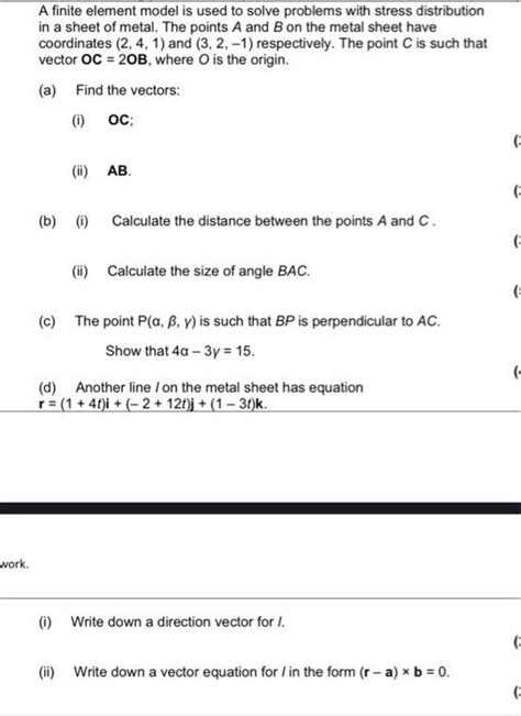 Solved A Finite Element Model Is Used To Solve Problems With Chegg
