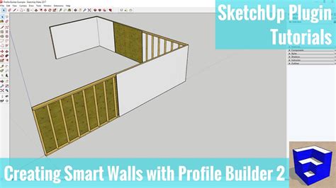 Creating A Smart Wall Assembly In Sketchup With Profile Builder 2