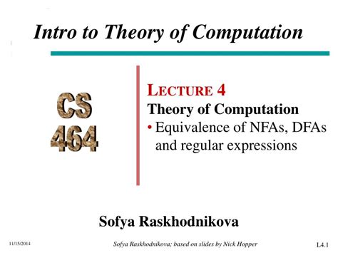 Ppt Intro To Theory Of Computation Powerpoint Presentation Free