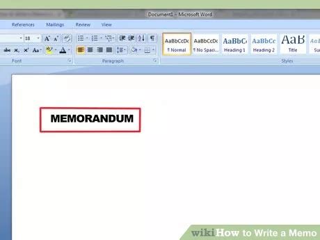 Cara Membuat MEMO Part 1
