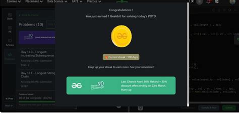 gfg160 geekstreak2024 problemsolving codingjourney geeksforgeeks
