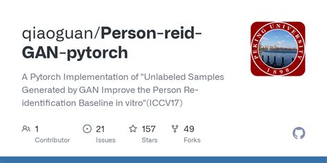 Github Qiaoguanperson Reid Gan Pytorch A Pytorch Implementation Of