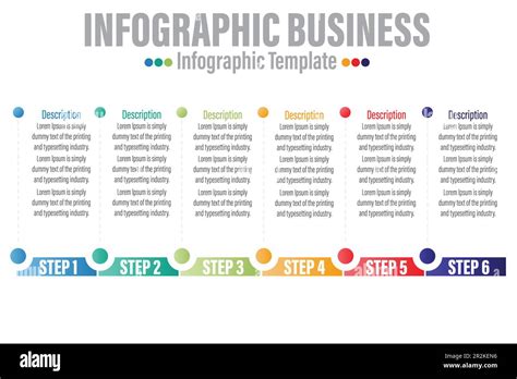 Timeline Steps Six Option Shape Table Chart Elements With Steps Road Map Options Milestone