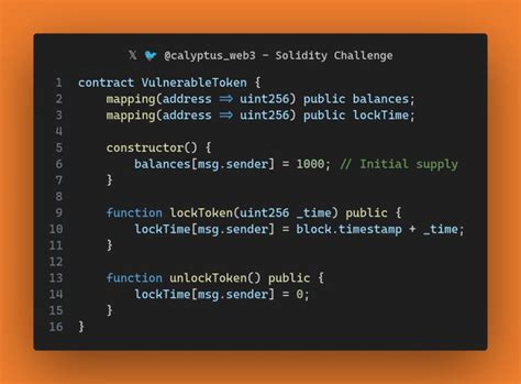 Calyptus On Linkedin Solidity Challenge 167 🕵️‍♂️ Security Check