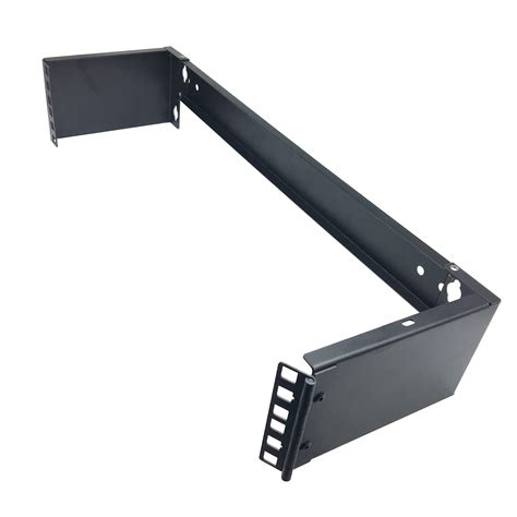 Jingchengmei 2u 19 Inch Hinged Wall Mount Patch Panel Bracket 6 Inch Deep