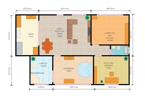 WORKSHOP FLOOR PLAN EdrawMax Templates