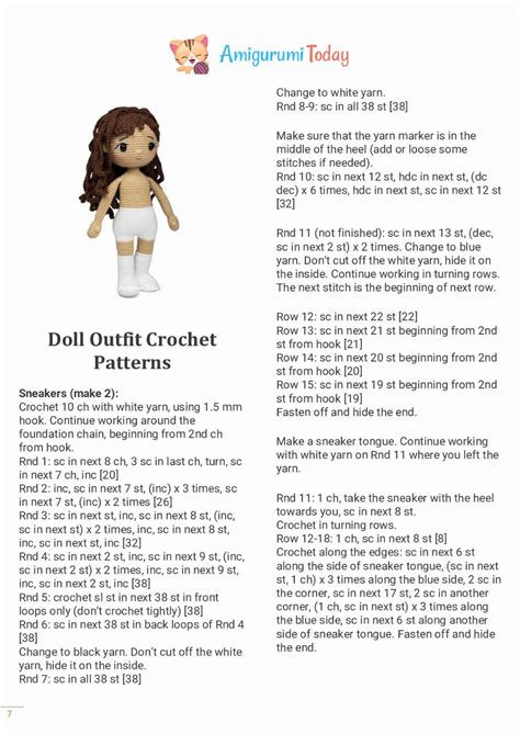 Free Amy Doll Amigurumi Pattern