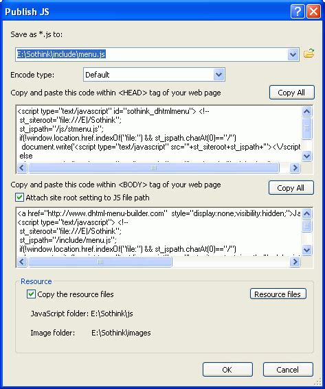 Sothink DHTML Menu HTML Widget Software Off For PC