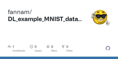 Github Fannam Dl Example Mnist Dataset