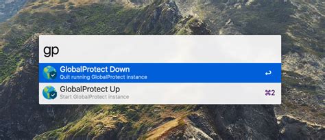 Github Schoenkaftglobalprotect Alfred Workflow Alfred 3 Workflow To Stop Or Start