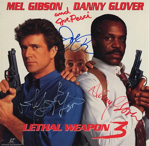 Lethal Weapon 3 Cast Signed Movie Soundtrack Laserdisc Album Artist