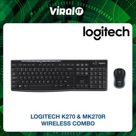 Logitech K270 920 003057 And Mk270r 920 006314 Wireless Combo Keyboard And Mouse Shopee Malaysia