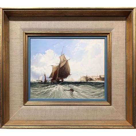 Lot Unidentified Artist British 19th Century Untitled Boats In