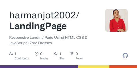 Github Harmanjot Landingpage Responsive Landing Page Using Html Css Javascript Zoro
