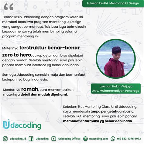 kesan alumni mentoring ui desig udacoding
