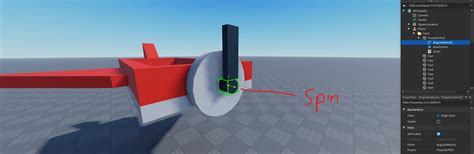 Help With Spinning A Part That Is Attached To A Weld Scripting Support Developer Forum Roblox