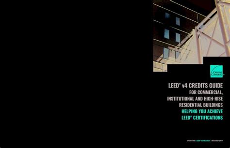 Pdf Leed V4 For Building Design And Construction · Certification Process Leed® For Building