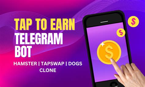 Create tap to earn telegram mini app bot hamster dogs clone by Nara_dev | Fiverr