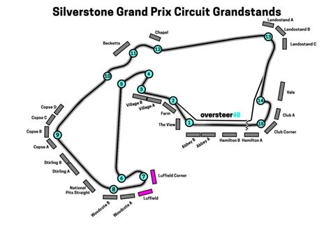 Silverstone Luffield Corner Grandstands View Seat Plan Tickets