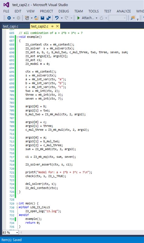 Question About Finding All Possible Solution Of Simple Equation Using Z3 In Windows 10 Vs2013
