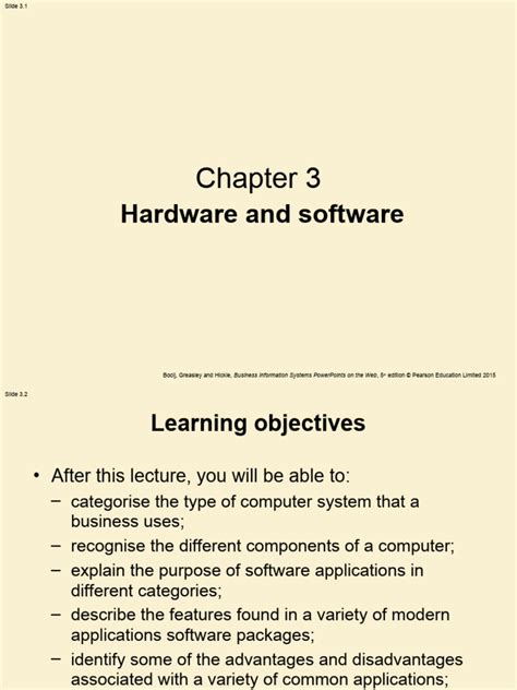 Chap 3 Hardware And Software Pdf Computer Data Storage Central