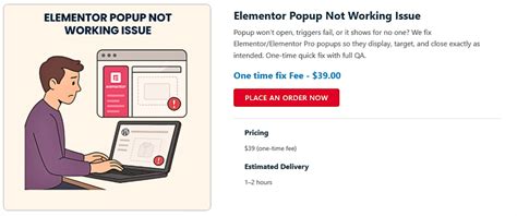 Elementor Popup Not Working Fix It With This Guide