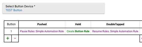 Pause Simple Automation Rules With Button Apps Hubitat