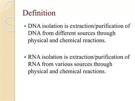 Dna And Rna Isolation Pptx