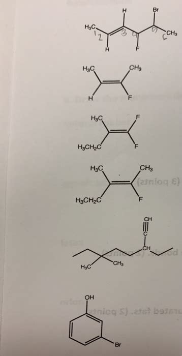Solved 1 H3C 2 CH3 H3C CH3 g 8) H3CH2C OH | Chegg.com