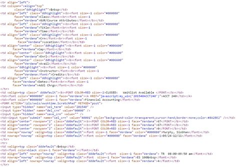 Javascript Extracting A Specific Set Of Values Out Of An Html Table