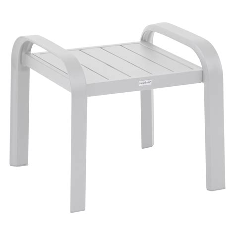 Garden Furniture Set Elyn Hazelnut And White Hespéride Placed On A Wooden Terrace The Elyn